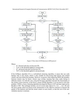 A PROPOSAL TO IMPROVE SEP ROUTING PROTOCOL USING INSENSITIVE FUZZY C-MEANS IN WIRELESS SENSOR ...