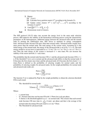 A PROPOSAL TO IMPROVE SEP ROUTING PROTOCOL USING INSENSITIVE FUZZY C-MEANS IN WIRELESS SENSOR ...