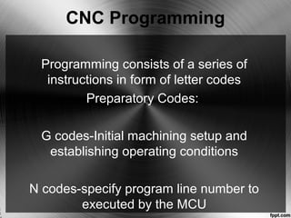 COMPUTER NUMERIC CONTROL | PPT