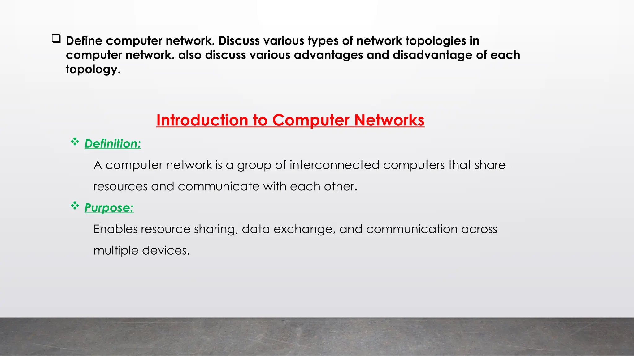 Introduction to Computer Network(CN) by Nirmal Tudu | PPT