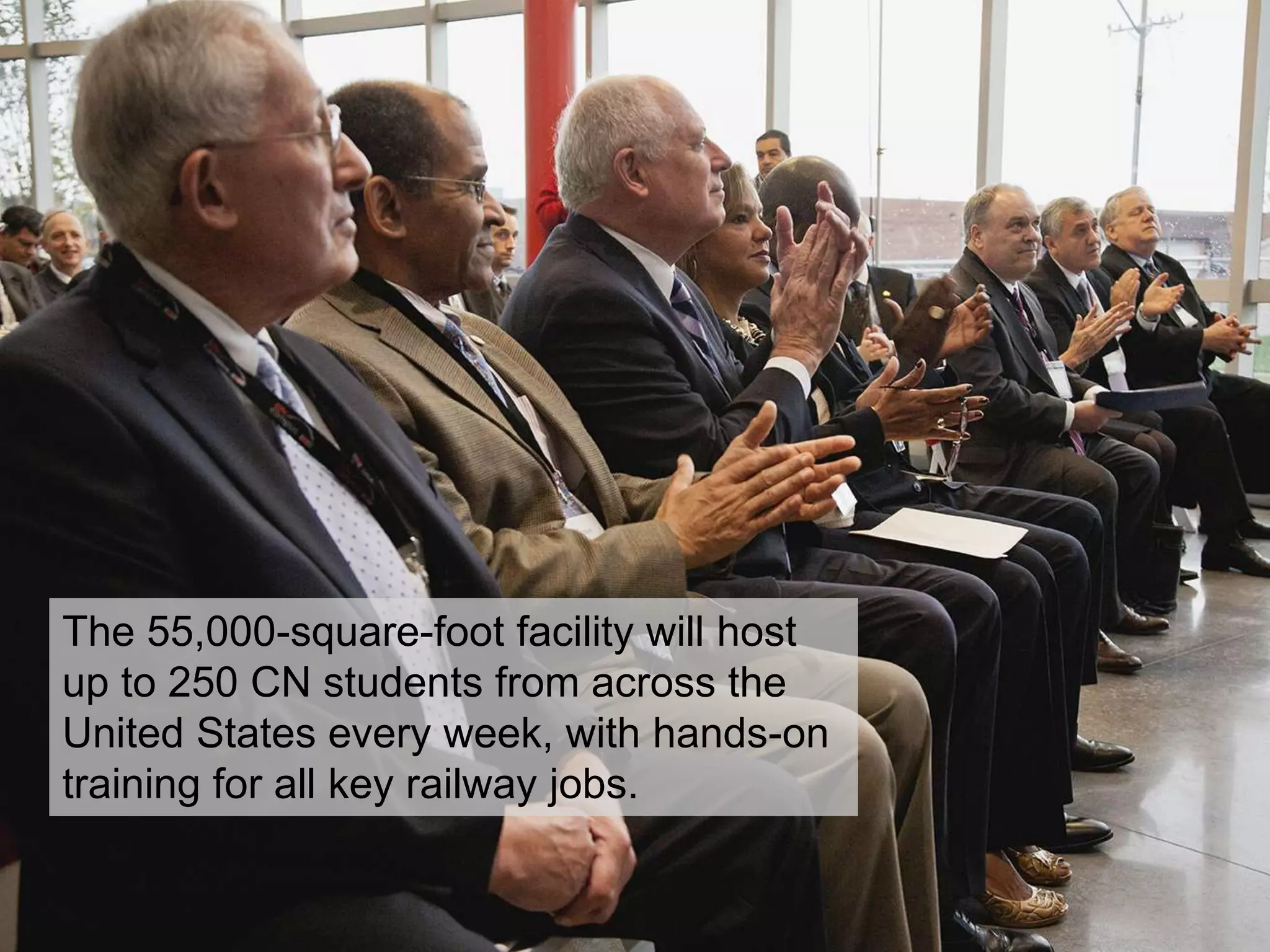 Cutting the ribbon for CN's new Homewood campus | PPTX