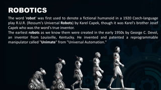 Latest innovation in Cnc an Robotics | PPTX