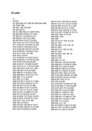 NC Coding (CATIA) | PDF