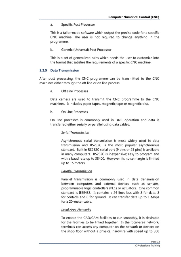 CNC Basic For Manufacturing Processes Subject | PDF