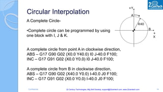 CNC Circular Interpolation | PPTX