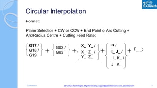 CNC Circular Interpolation | PPTX