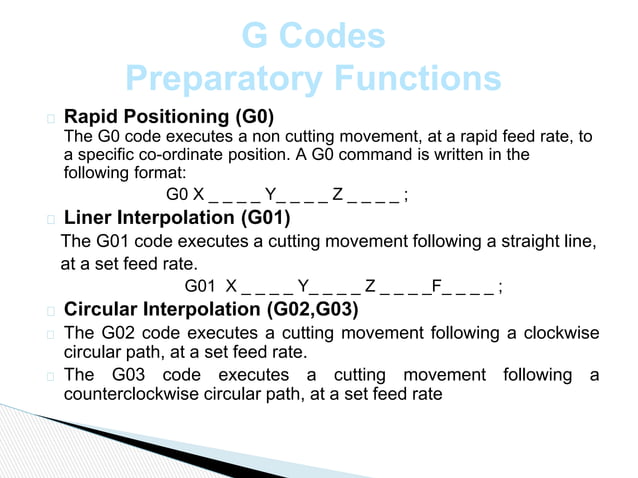 CNC(computerized Numeric Coding) Lecture.pptx
