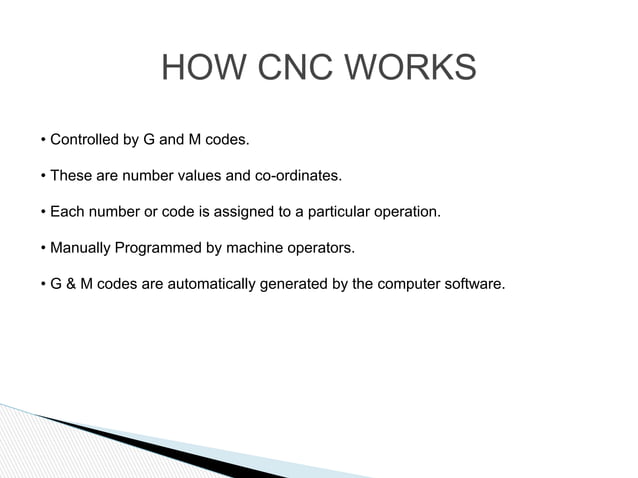 CNC(computerized Numeric Coding) Lecture.pptx