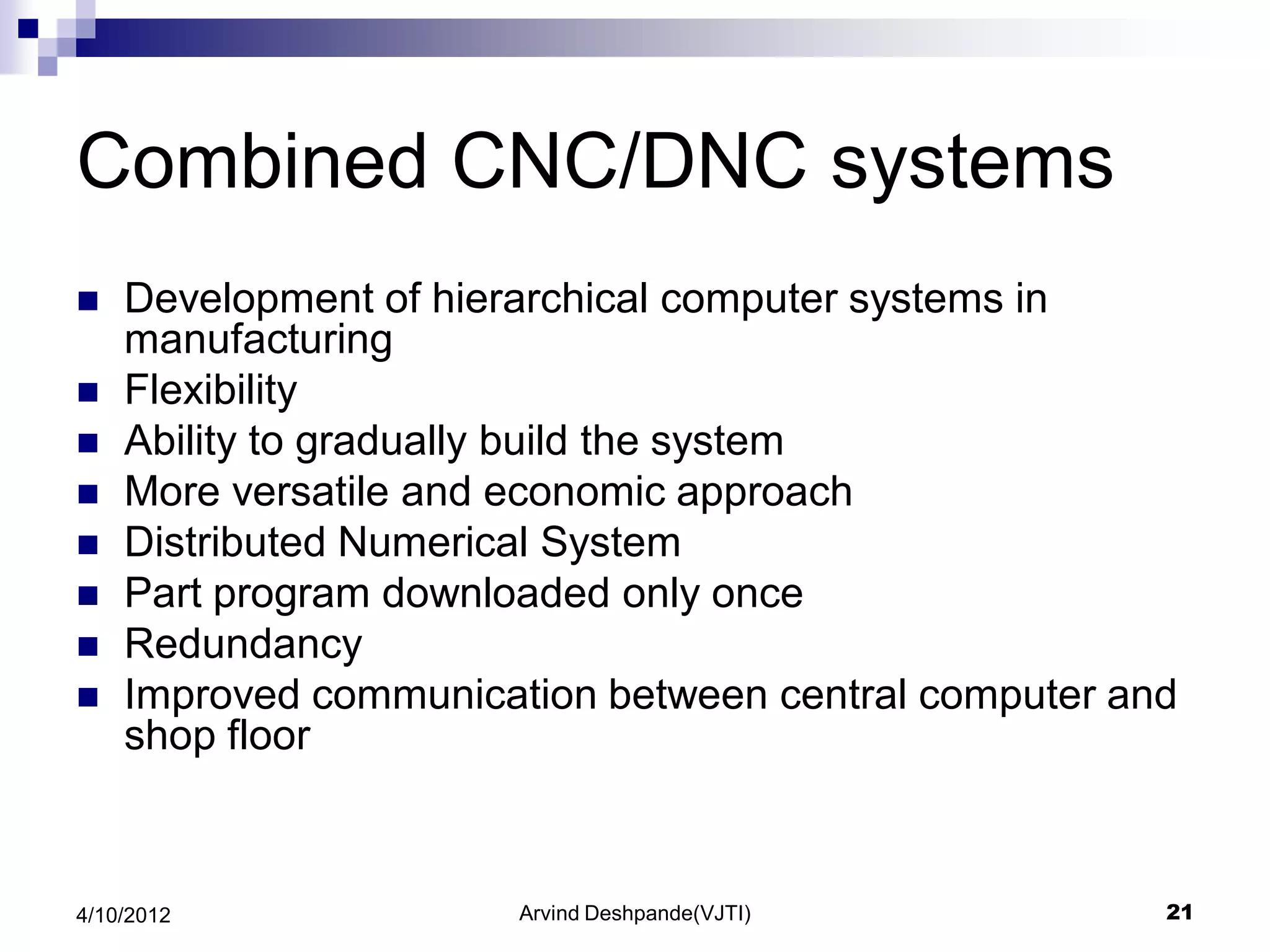 Cnc, dnc & adaptive control | PDF
