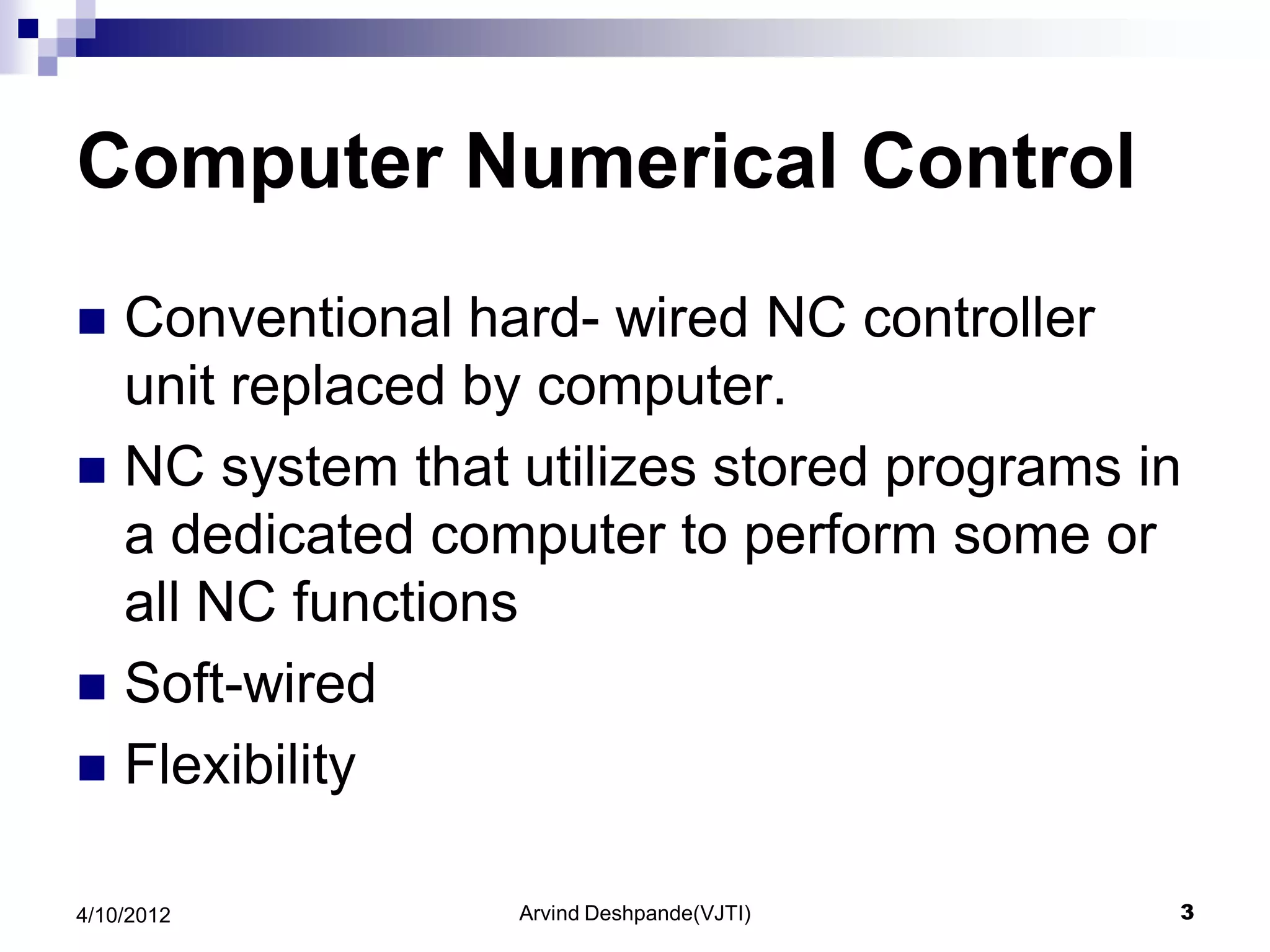 Cnc, dnc & adaptive control | PDF