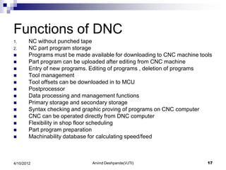 Cnc, dnc & adaptive control | PDF