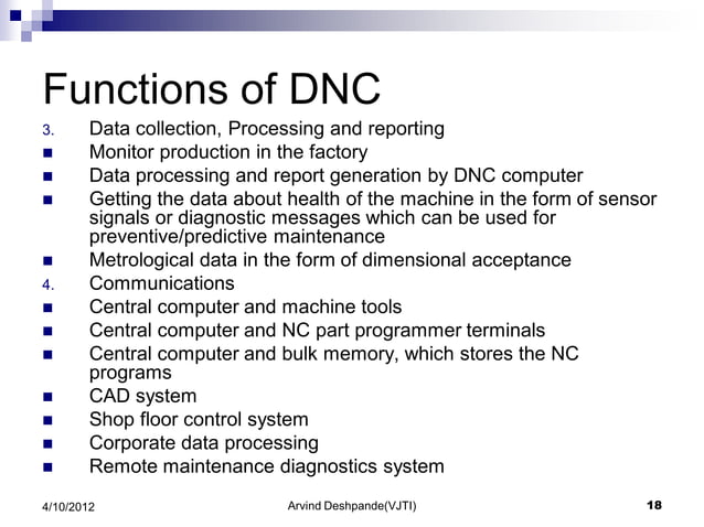 Cnc, dnc & adaptive control | PDF | Computing | Technology & Computing