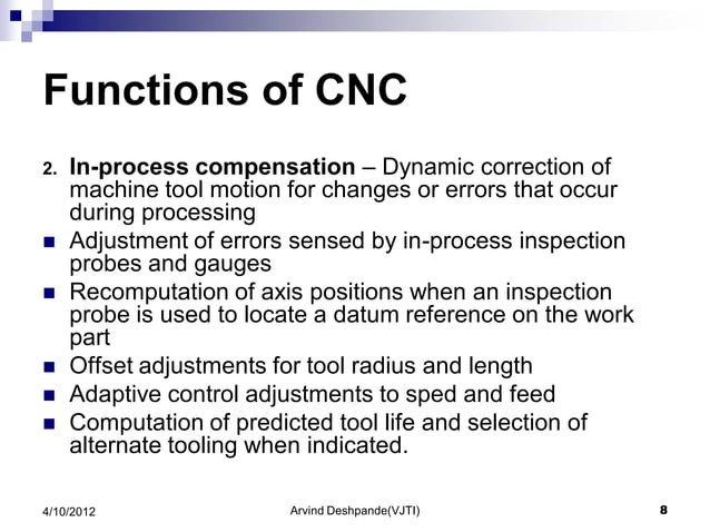Cnc, dnc & adaptive control | PDF | Computing | Technology & Computing