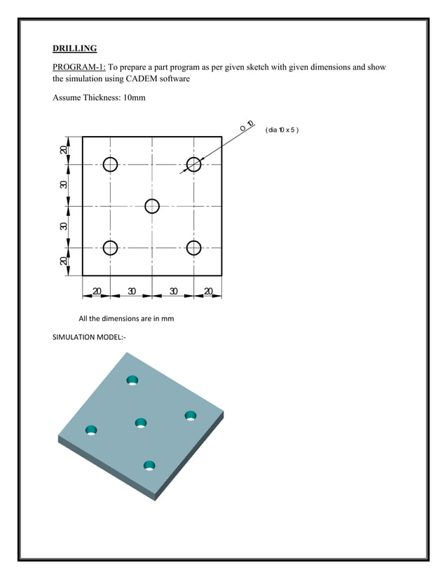 Cnc drilling | PDF