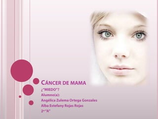 Cáncer de mama | PPTX