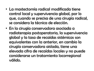 CÁNCER DE MAMA. TRATAMIENTO | PPTX