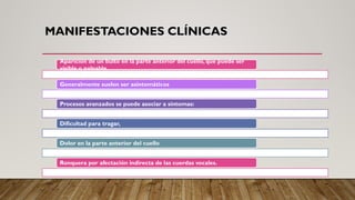 Cáncer de Tiroides - Endocrinología Clínica | PPTX