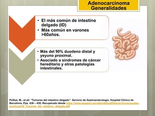 Cáncer intestino delgado | PPTX