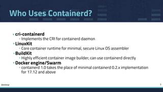 Embedding Containerd For Fun and Profit | PPT