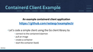 Embedding Containerd For Fun and Profit | PPT