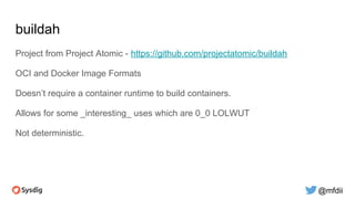 Survey of Container Build Tools | PPT