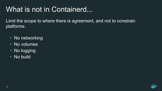 containerd the universal container runtime | PPT