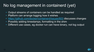 containerd the universal container runtime | PPT