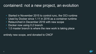 containerd the universal container runtime | PPT