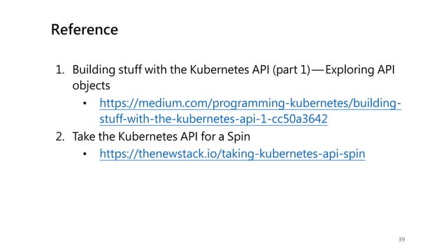 CNCF explore k8s_api | PPT