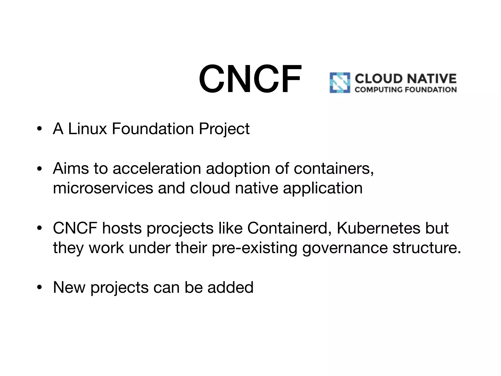 CNCF Projects Overview | PPT