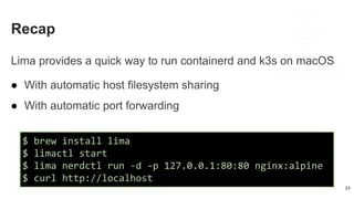 [CNCF TAG-Runtime 2022-10-06] Lima | PPT