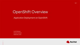 CNCF Meetup - OpenShift Overview | PPT