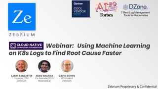 Using Machine Learning on K8s Logs to Find Root Cause Faster | PPT