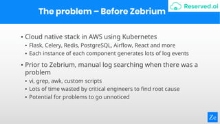 Using Machine Learning on K8s Logs to Find Root Cause Faster | PPT