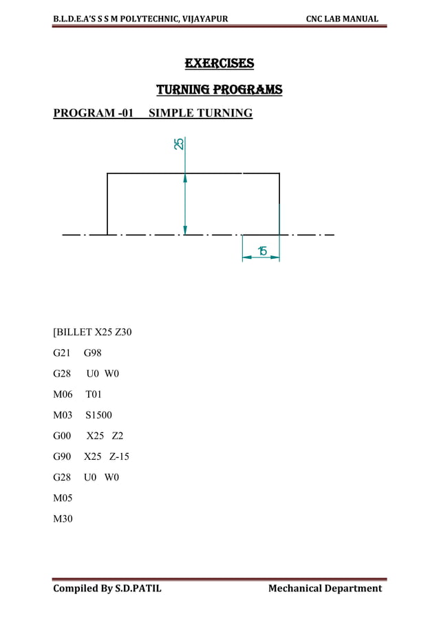 Cnc lab manual | PDF | Radio Control | Hobbies & Interests
