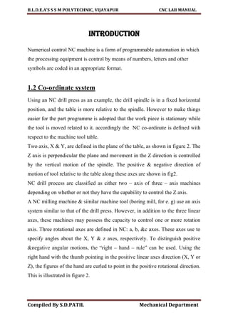 Cnc lab manual | PDF