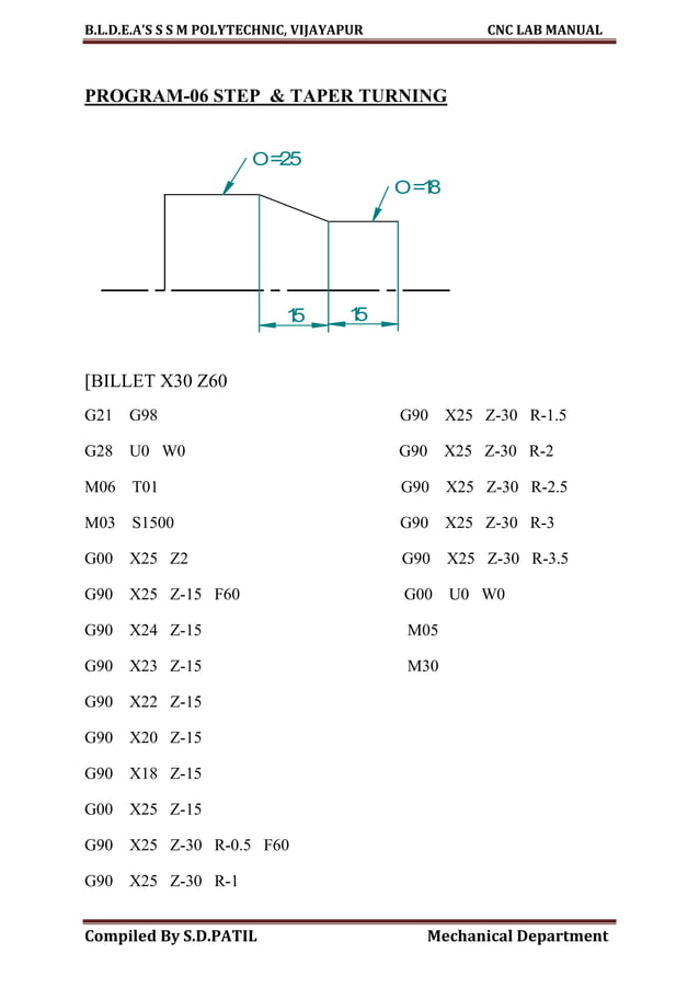 Cnc lab manual | PDF | Radio Control | Hobbies & Interests