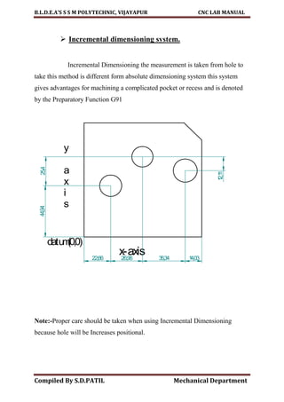 Cnc lab manual | PDF