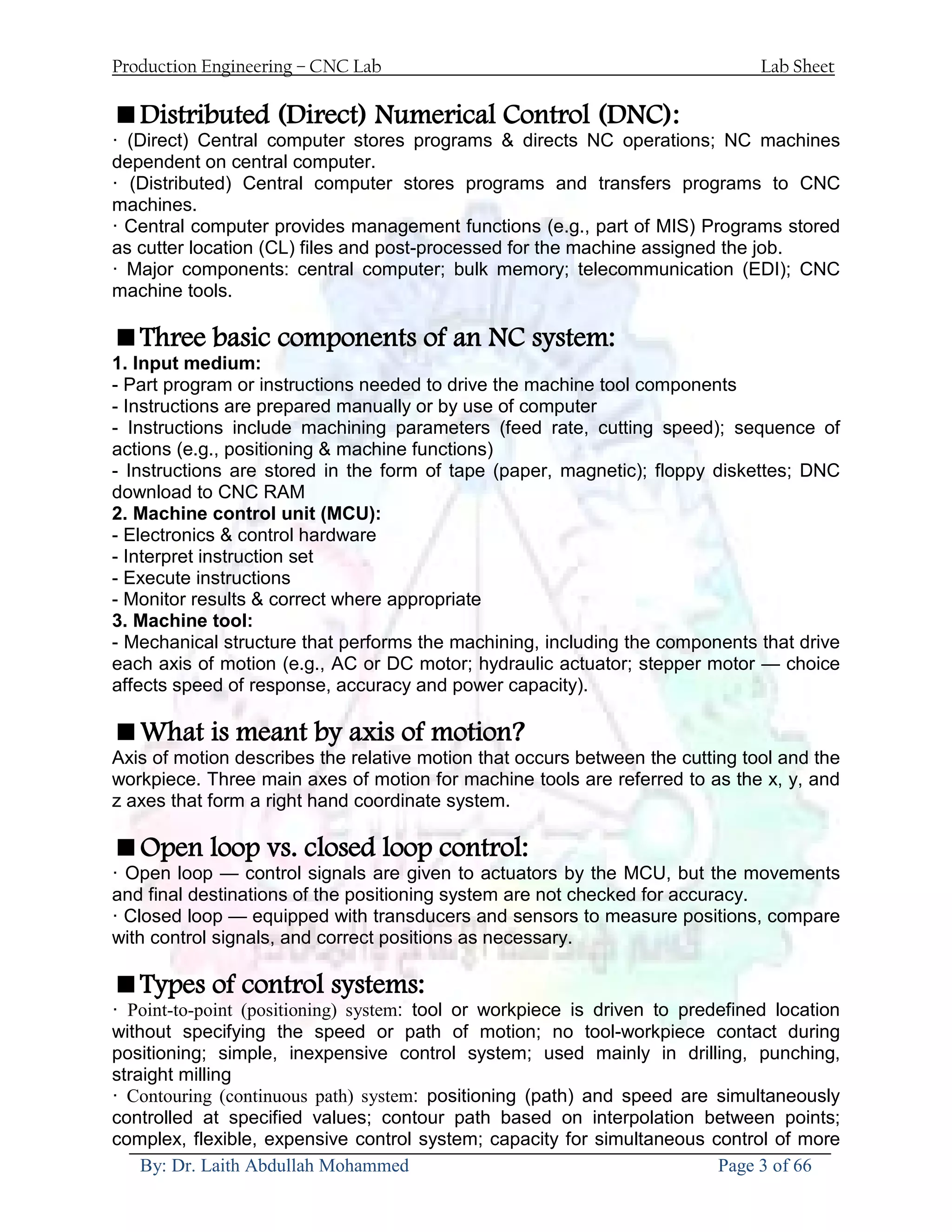 Cnc lab sheet | PDF