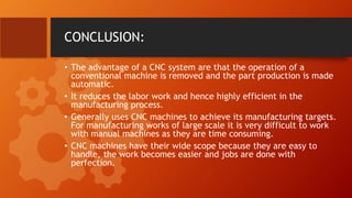 Cnc machine | PPTX