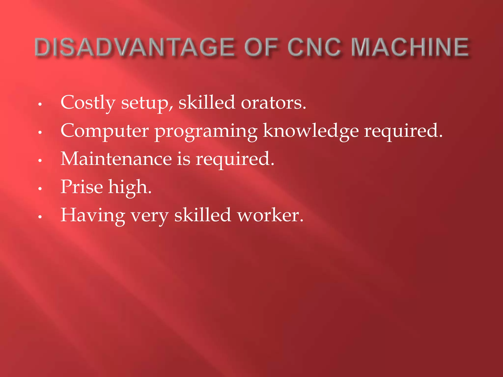 CNC MACHINE | PPTX
