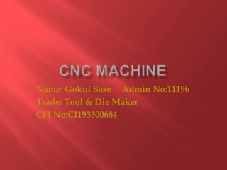 CNC MACHINE | PPTX