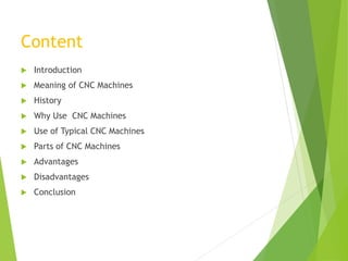CNC machine | PPTX