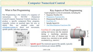 Introduction to CNC (Computer Numerical Control) Machine | PPTX