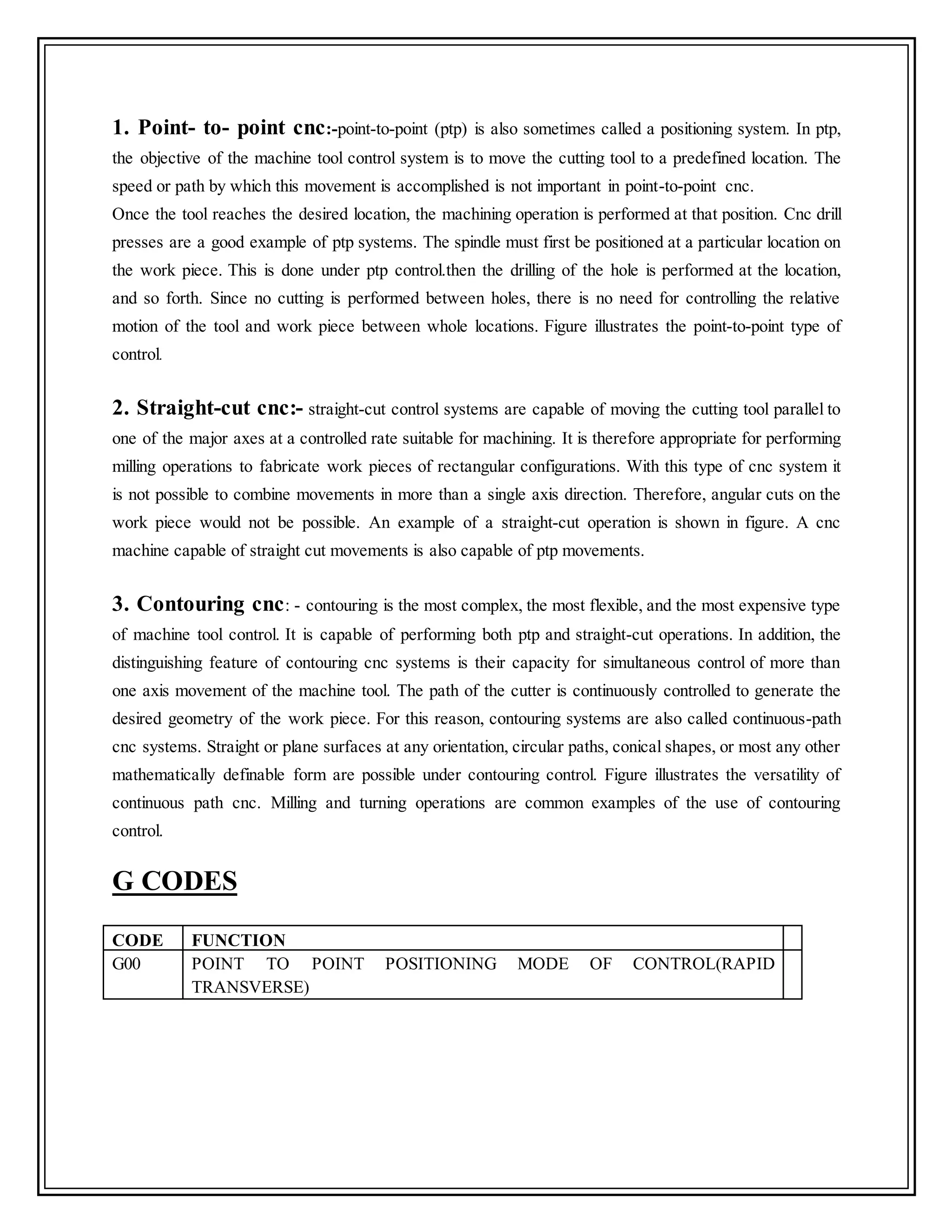 Cnc machine report | DOCX