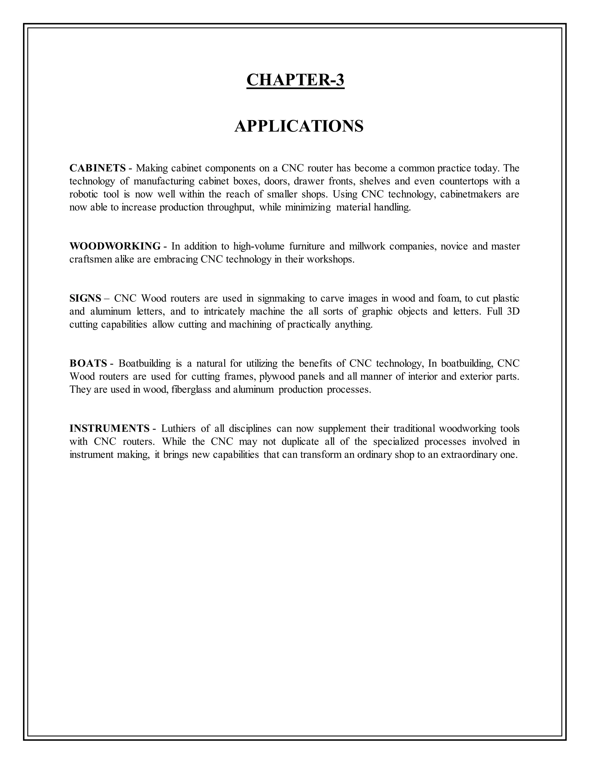 Cnc machine report | DOCX