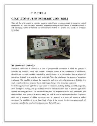 Cnc machine report | DOCX