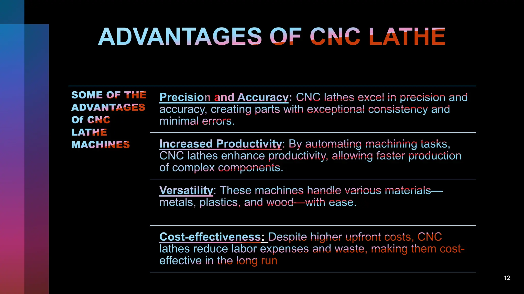 Presentation On CNC Machines And Lathes.pptx | Operating Systems | Computer Software and ...