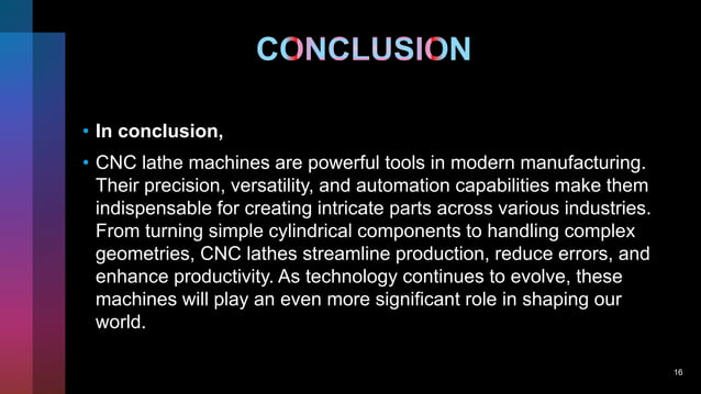 Presentation On CNC Machines And Lathes.pptx