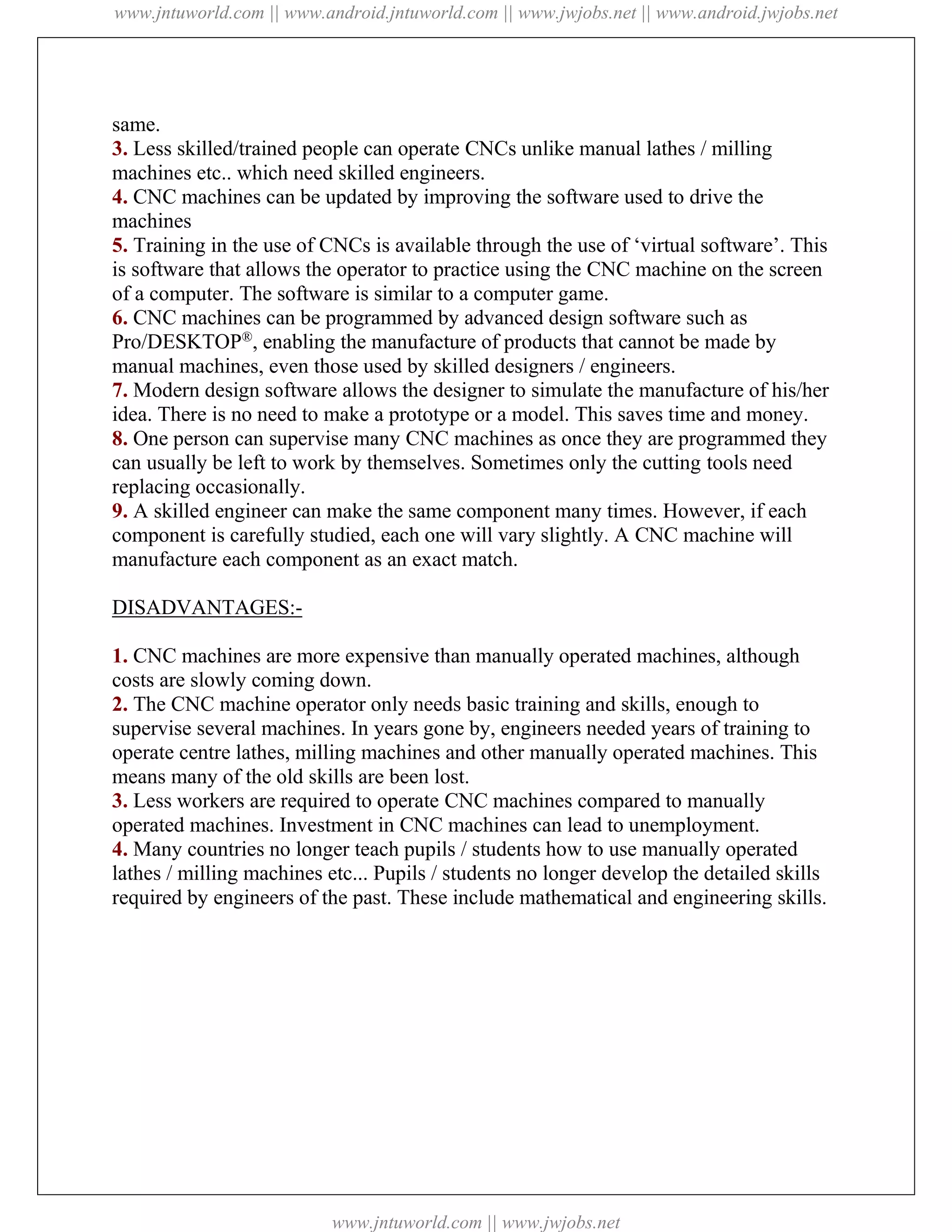 Cnc machine tools | PDF